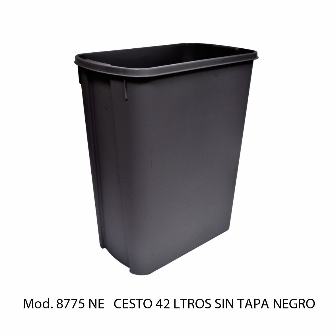 Bote de basura mediano de 42 litros sin tapa - Sablón