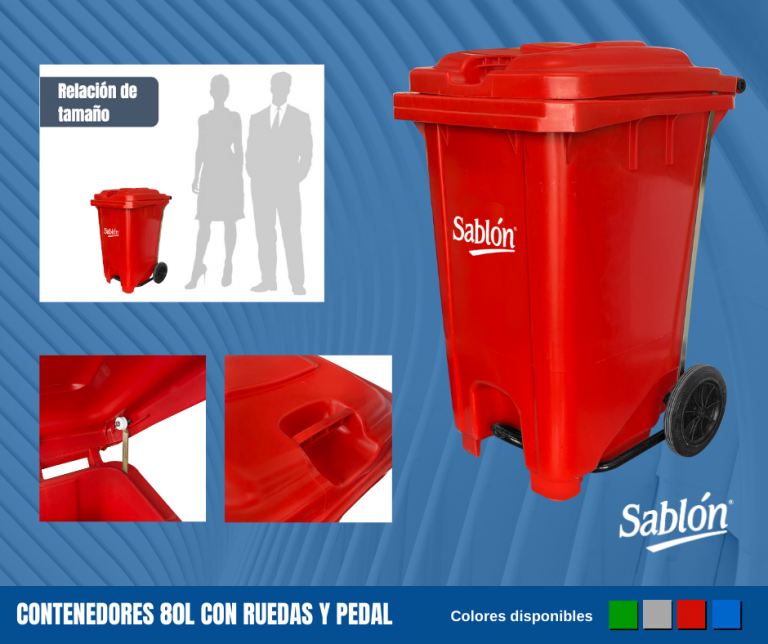 Botes de basura grandes